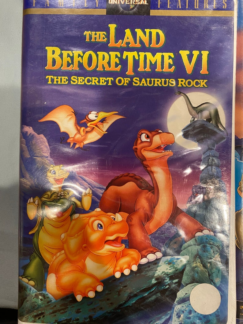 5 VHS Land Before Time VHS Lot Films 2-6 - Etsy Israel