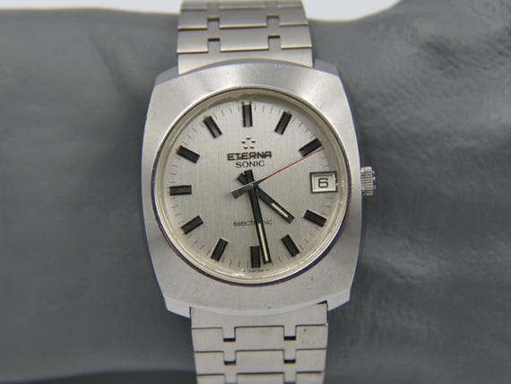 70's vintage watch mens Eterna Sonic electronic cal. … - Gem