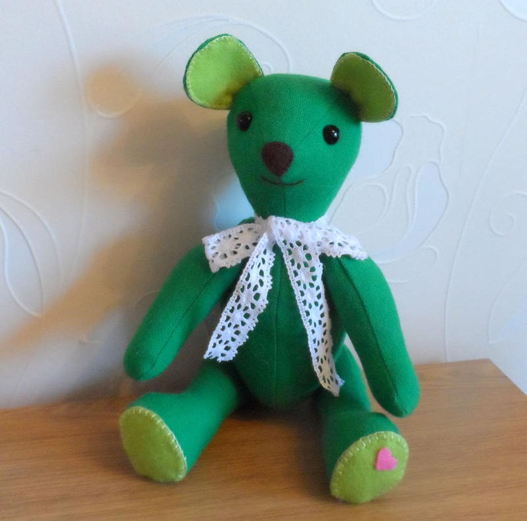 Welsh Tweed Teddy Bear - Etsy