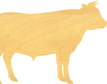 Bull Head multiple Sizes-wood Cutout Craft Supply-sanded - Etsy