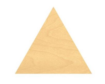 Wood triangles | Etsy