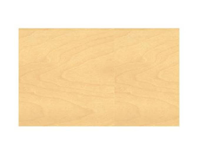 Rectangle Wood Cutout Small Sizes up to 12 Inches Shapes for Projects ...
