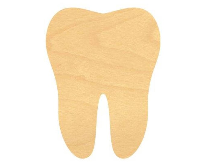 Tooth Wood Cutout Small Sizes up 12 Inches Wall Decor Projects or Other ...