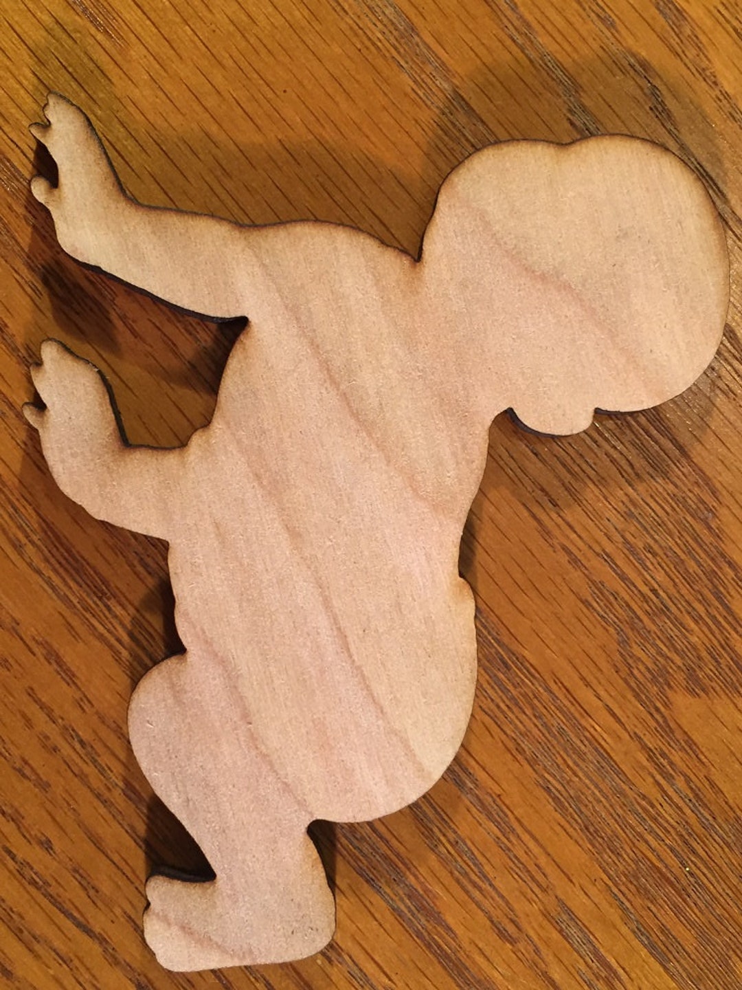 Baby Wood Cutout Small Size Favors Many Uses - Baby Cutouts Gifts Games ...