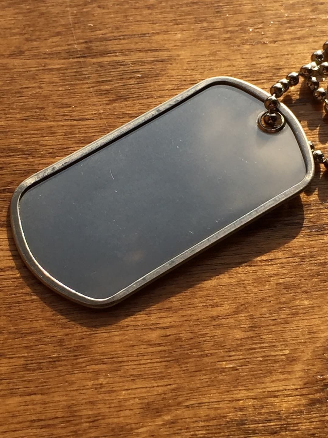 Dog Tags for Men - Custom- With Optional Ball Chain - Shiny Finish - Etsy