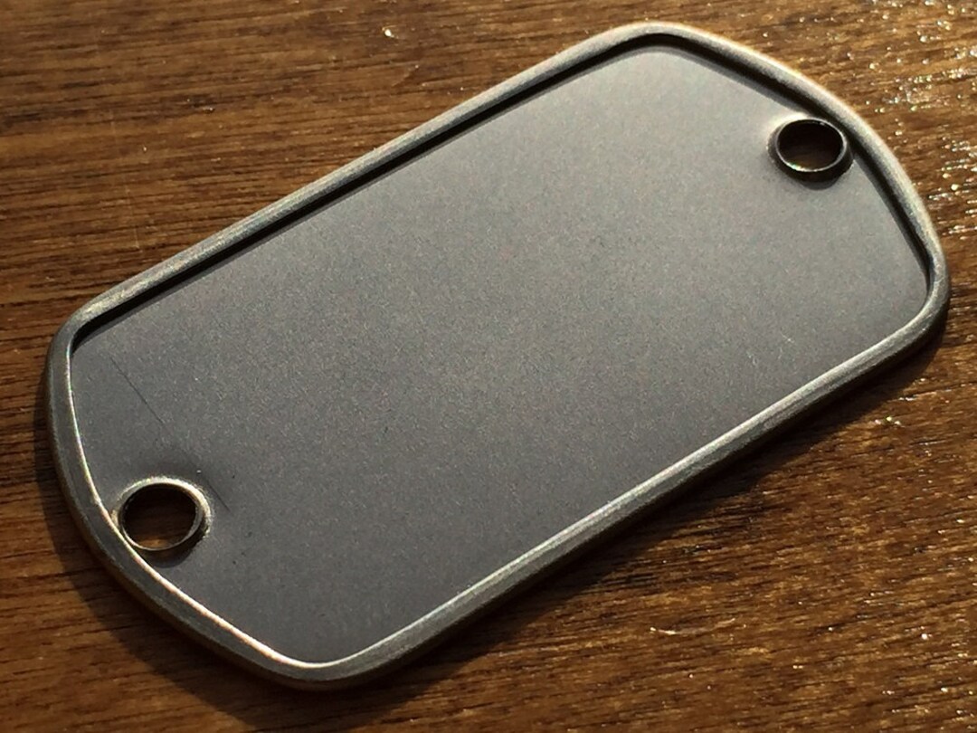 Custom Two Hole Dog Tags for Paracord Bracelet and More - Etsy