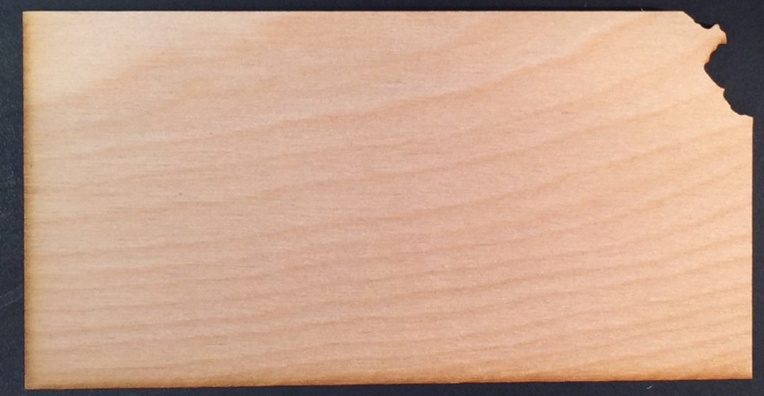 KS Wood Cutout or Kansas Wood Cutout - Shapes for Projects or Other Use ...