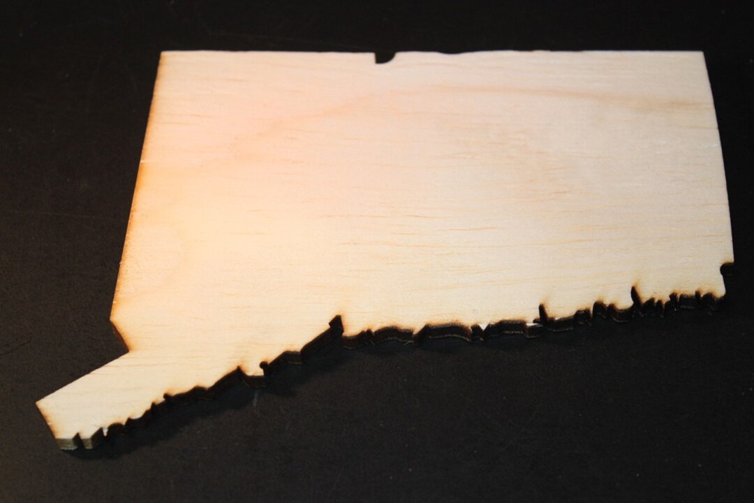 CT Wood Cutout or Connecticut - Shapes for Projects or Other Use - Etsy