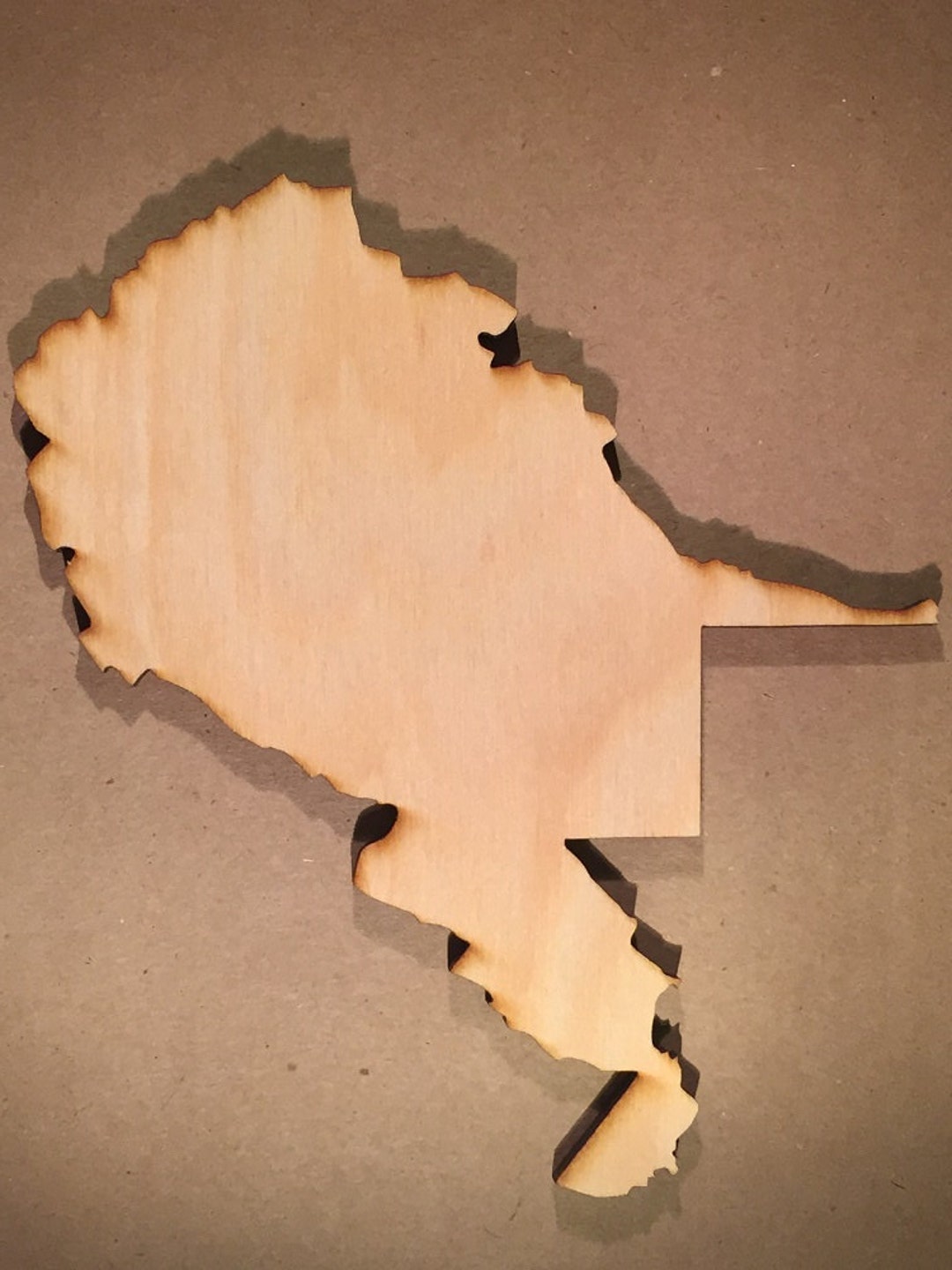 WV Wood Cutout West Virginia - Shapes for Projects or Other Use - Etsy