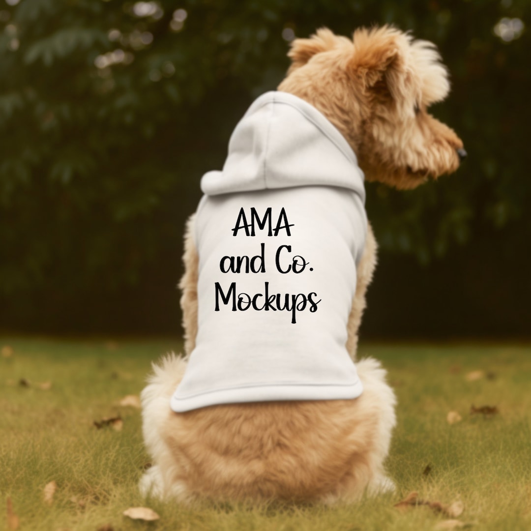 White Dog Shirt Mockup, Large Dog Stock Photo, Lifestyle, Pet, Animal ...