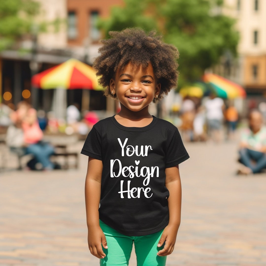 Juneteenth Mockup, Toddler Child Tshirt Mockup, Summer Digital Shirt ...