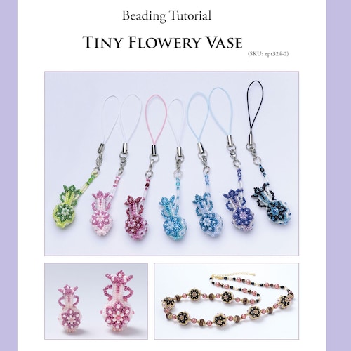 Bead Tutorial for Beaded Flowery Vase Seed Bead Weaving - Etsy