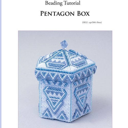 Beading Patterns for Decorative Box Peyote Bead Pattern Small - Etsy