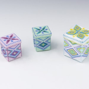 Beading Pattern for Decorative Square Box, Peyote Stitch (PDF Tutorial ...
