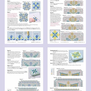 Beading Patterns for Decorative Box, Peyote Bead Pattern Small Box ...