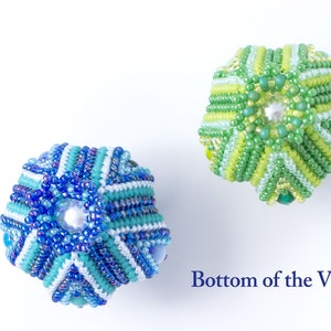 Beading Pattern, Striped Miniature Vase With a Bunch of Flowers ...