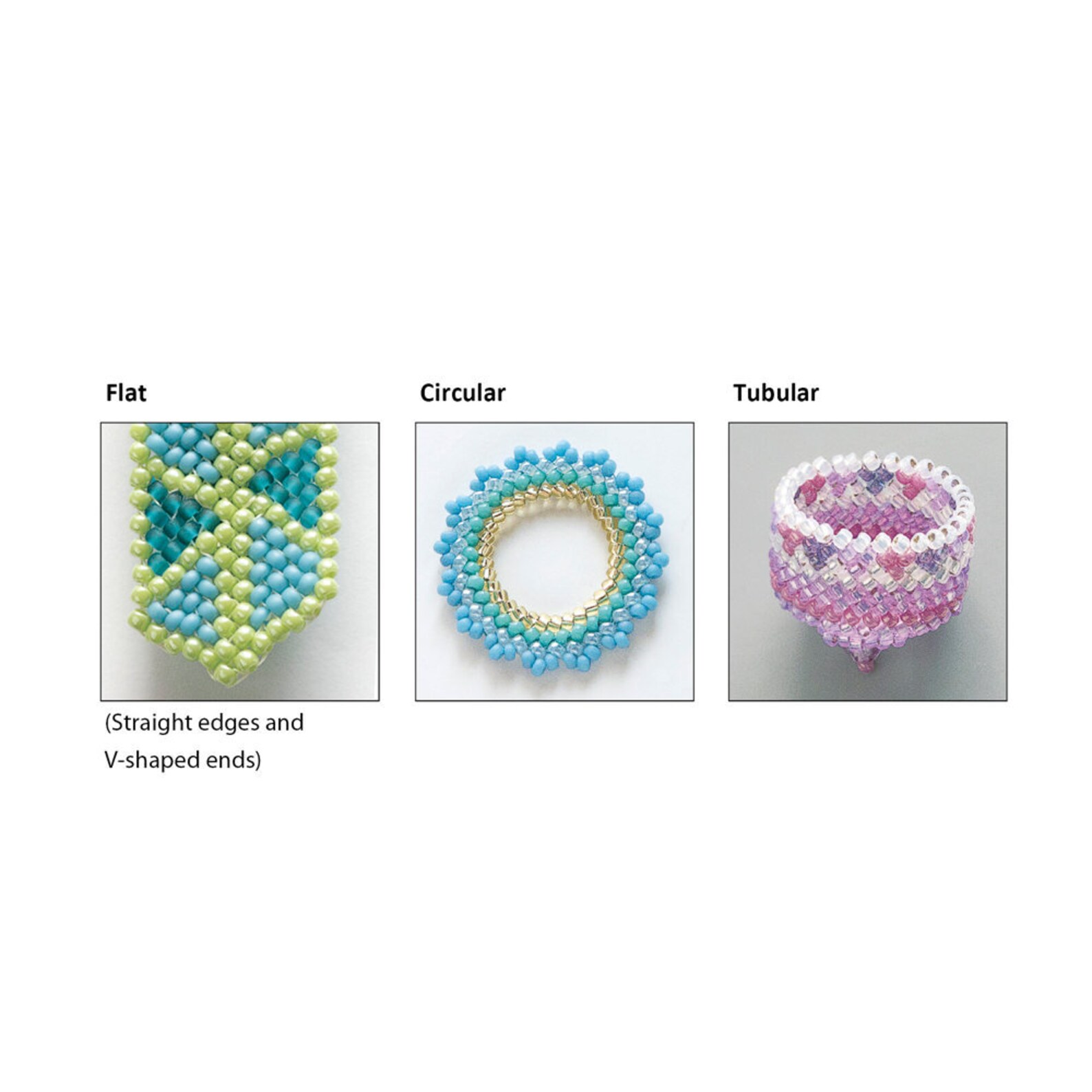 Beading Tutorial for Plaited Herringbone Stitch, Seed Bead Pattern, Pdf ...