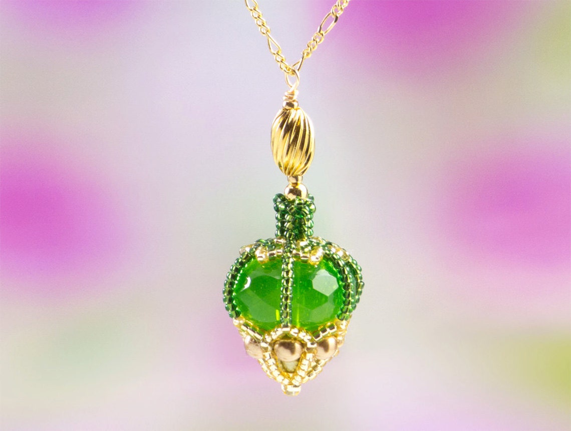 Green Perfume Bottle Charm, Green Bag Charm, Green Charm Necklace ...