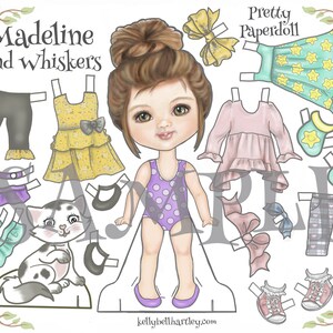 Printable Paperdolls and Gift Box Kit Play Set - Etsy