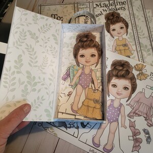 Printable Paperdolls and Gift Box Kit Play Set - Etsy