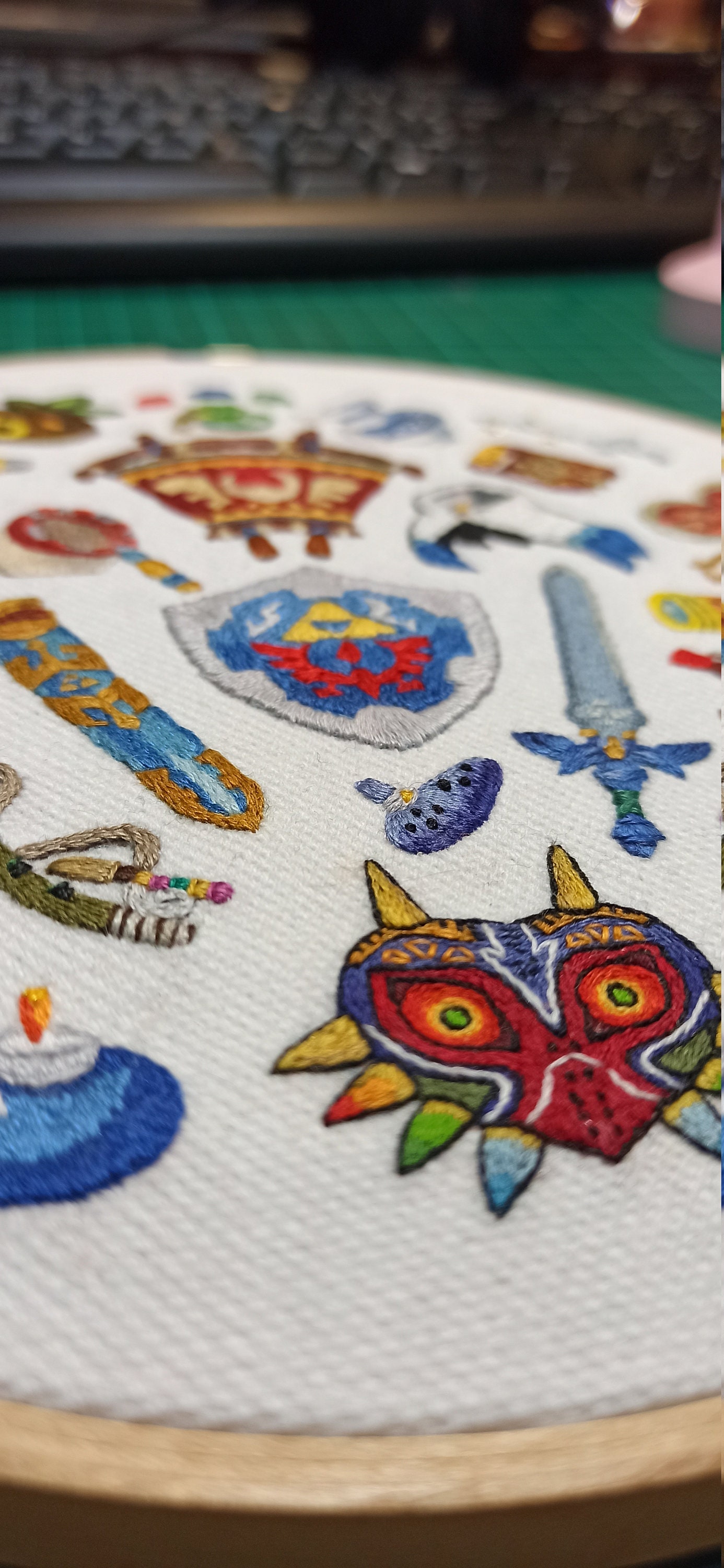 Hero's Inventory, Items From Zelda Games Embroidery - Etsy Canada