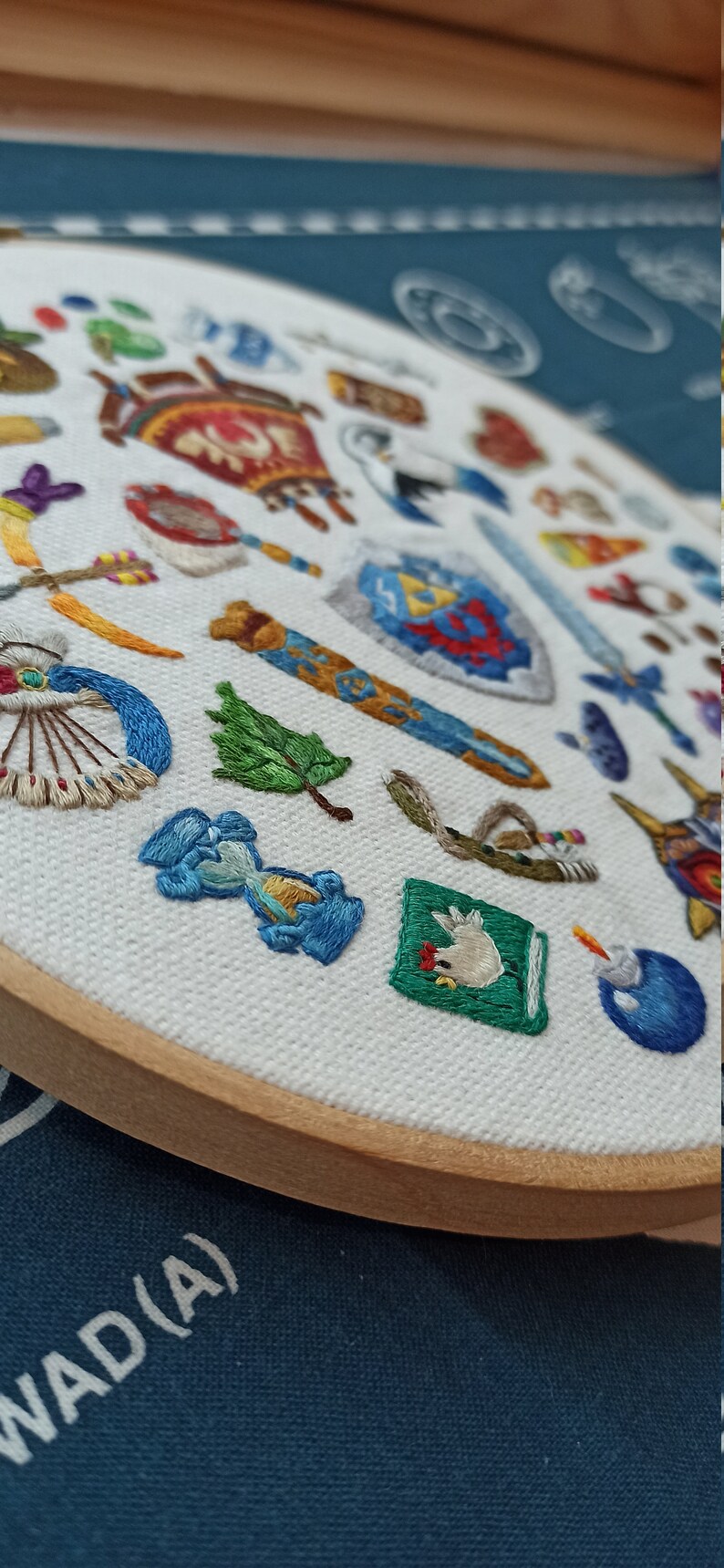 Hero's Inventory, Items From Zelda Games Embroidery - Etsy Canada