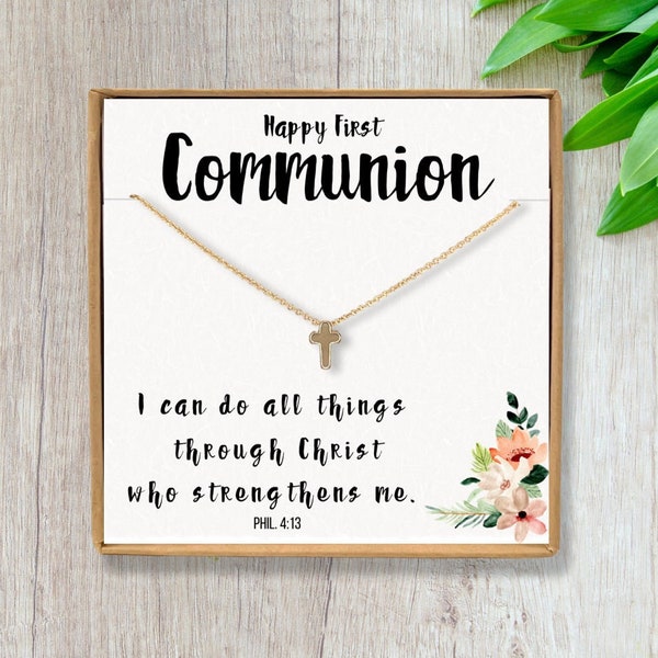 Communion Necklace - Etsy