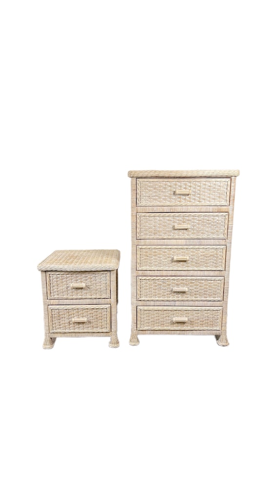Vintage wicker bedroom furniture store