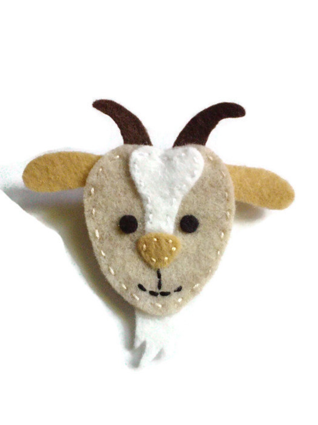 Felt Goat Brooch / Pin - Etsy