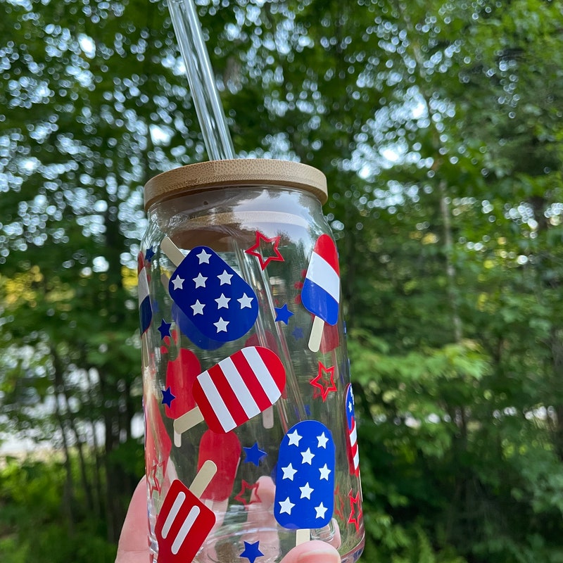 Patriotic Glassware - Etsy