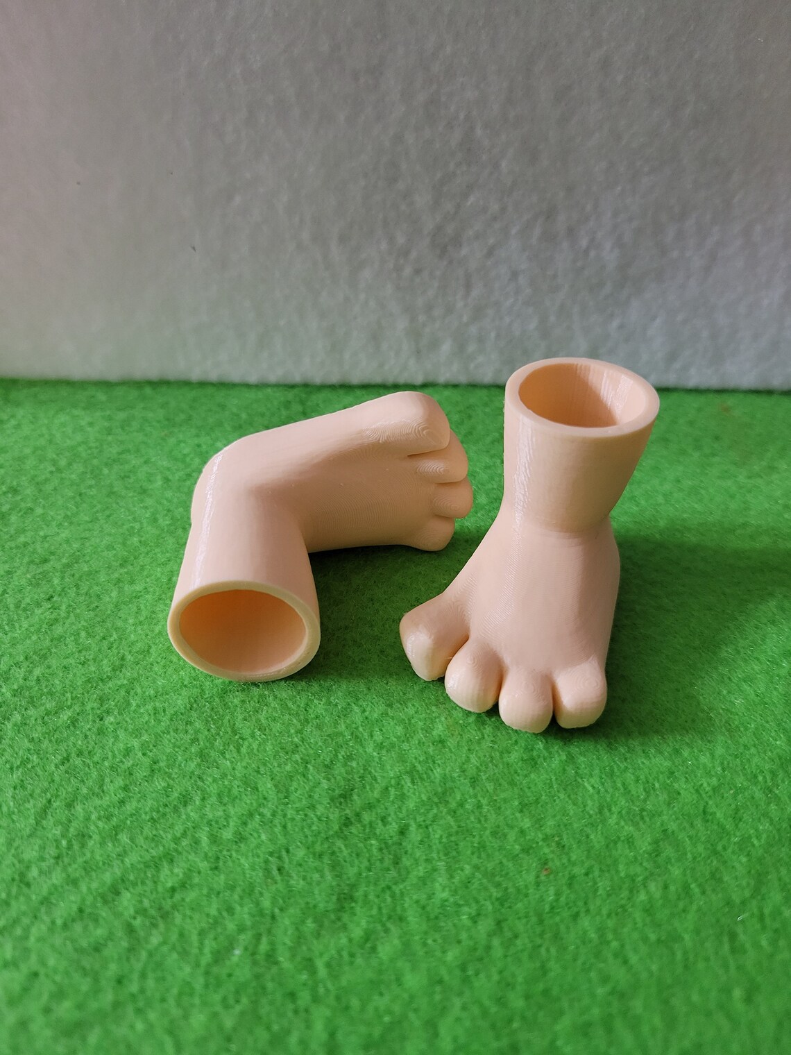 3D Printed Gnome Feet - PLA Filament, Strong Gnome Base - Etsy