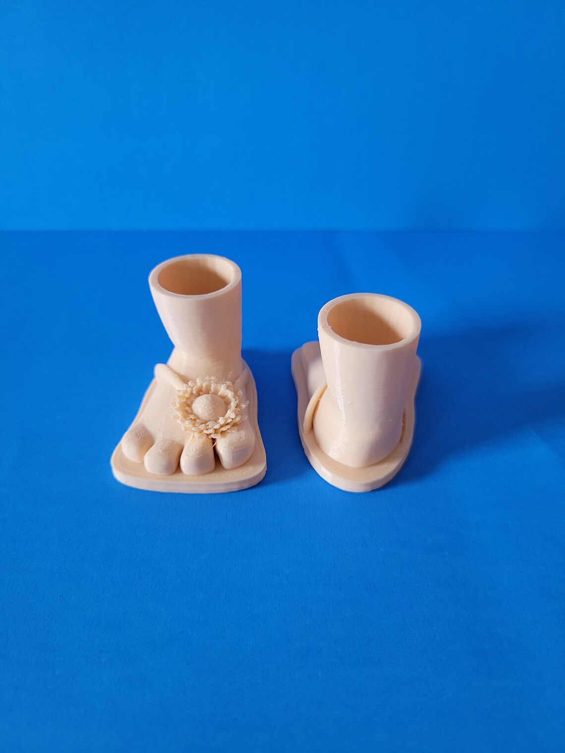 Gnome Foot With Flower Flip Flop READY TO PAINT - Etsy