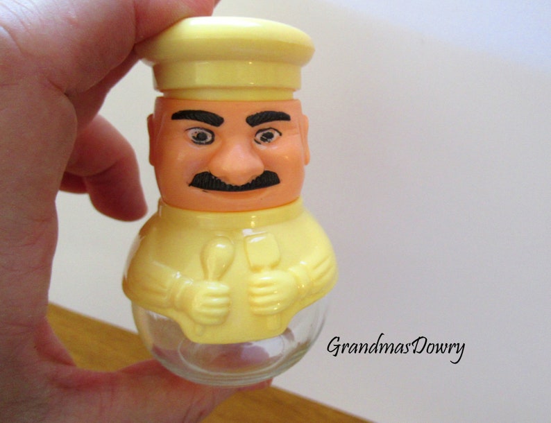 Vintage Chef Shakers, Solmaz Mercan Chef Salt, Pepper, Set of 3 ...