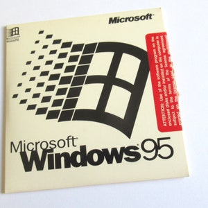 Vintage Microsoft OS and Software, Windows 95, Office for Windows 95 CD ...