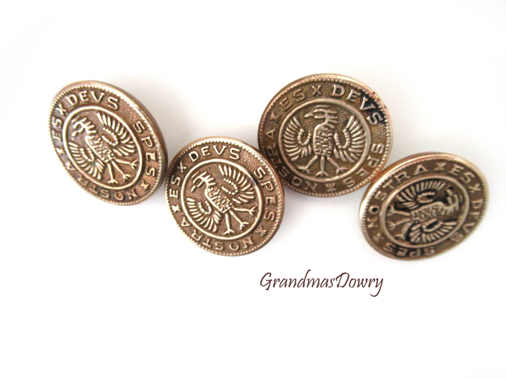 Vintage Hessian Soldier Button Es Devs Spes Nostra Teutonic - Etsy UK