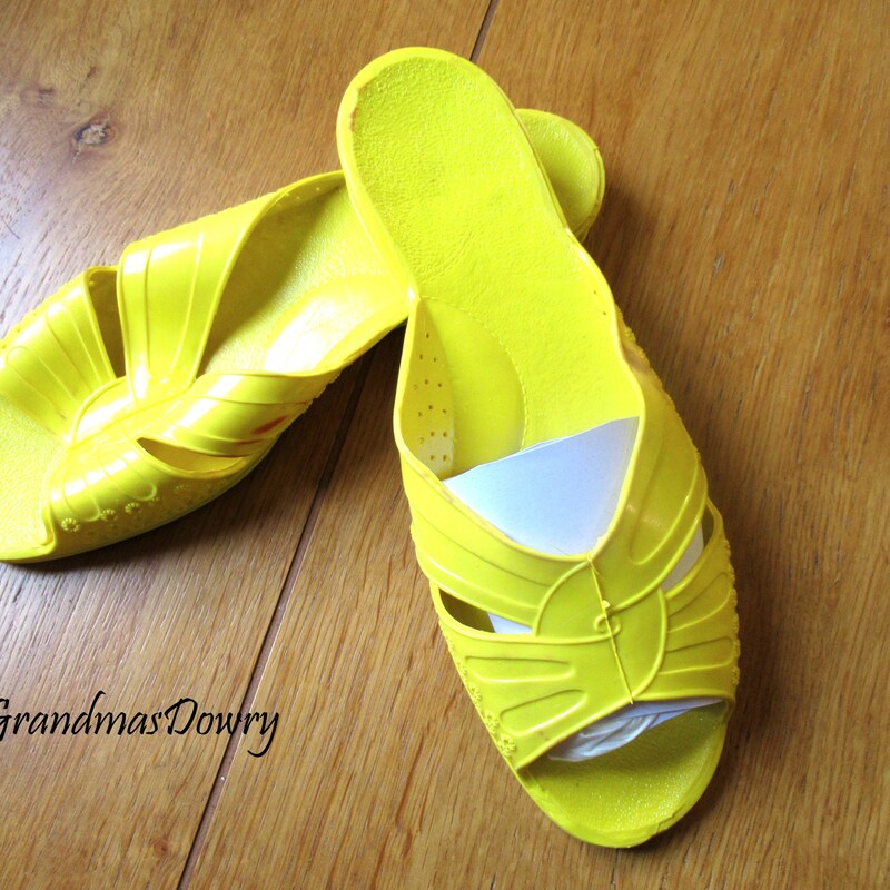 Yellow Sandals - Etsy