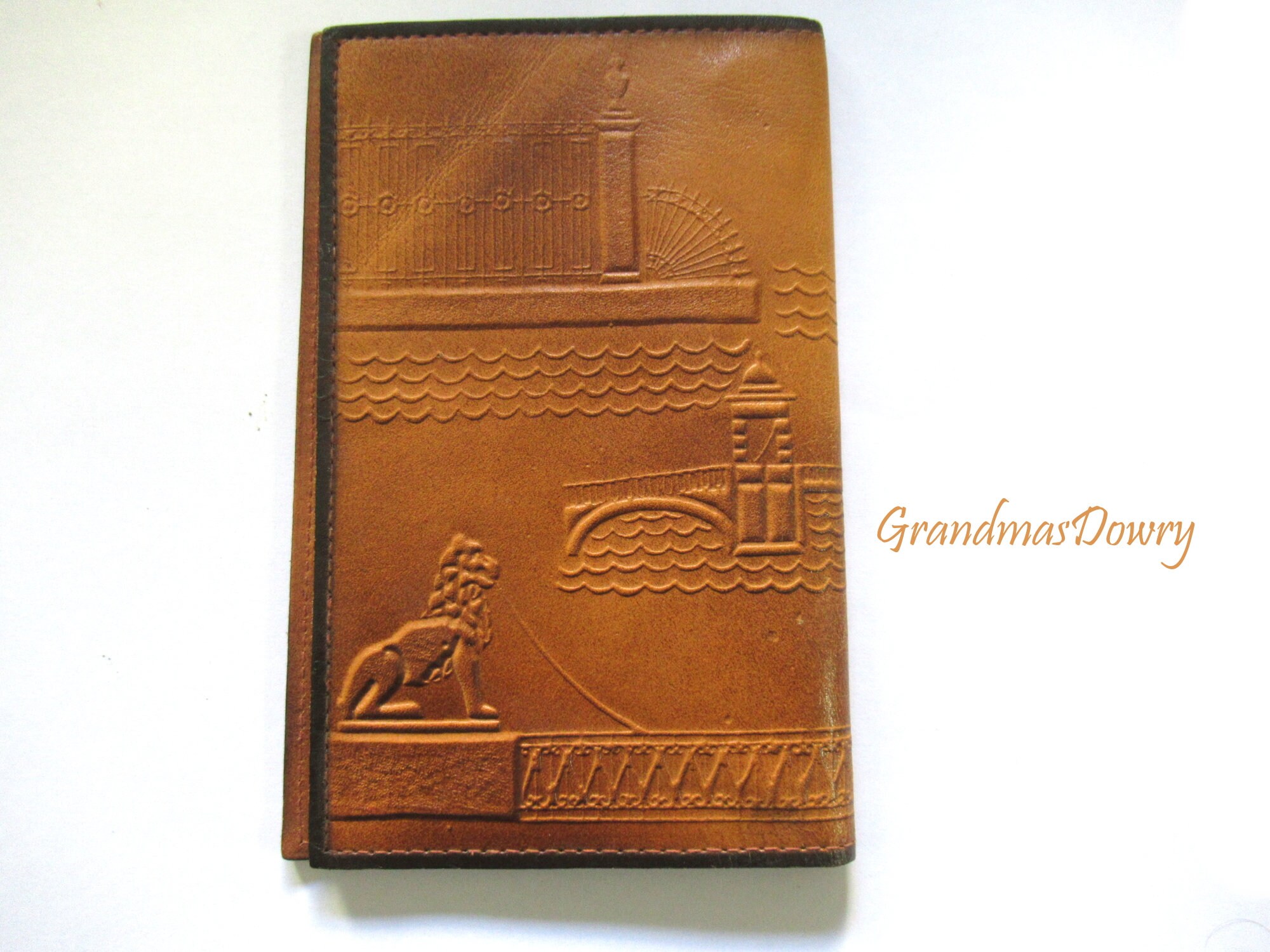 Tooled Real Leather Soviet Wallet, Vintage Genuine Leather Clutch ...