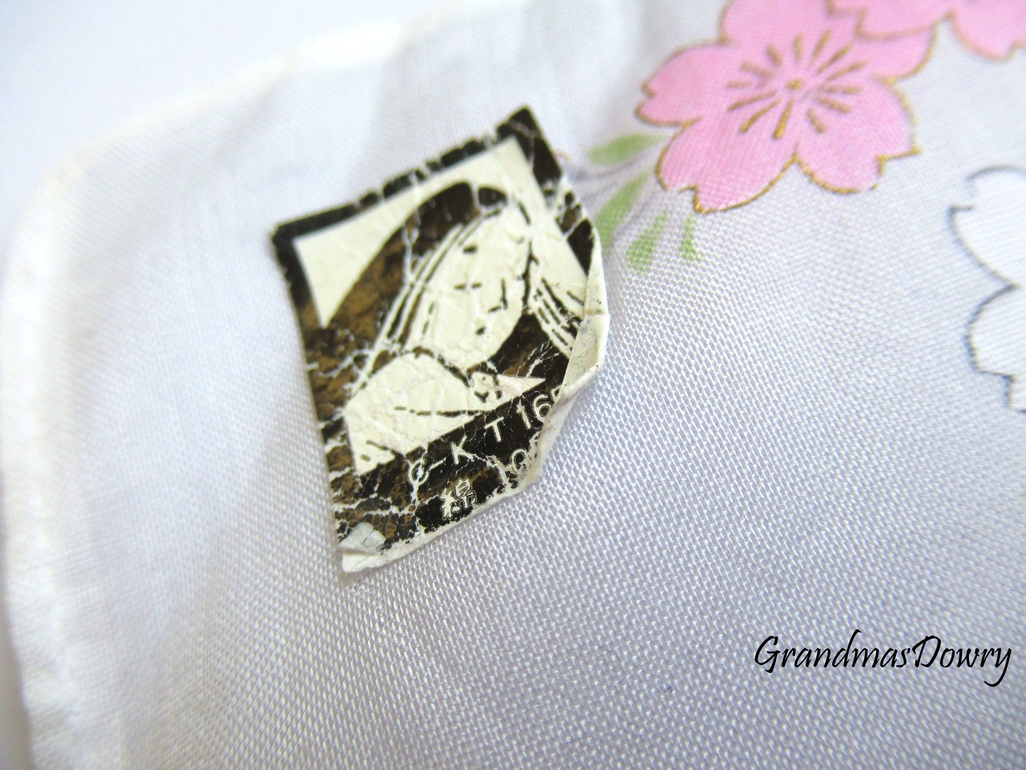 Vintage Japanese Ladies' Handkerchief, Ukiyoe Handkerchief, Japanese ...