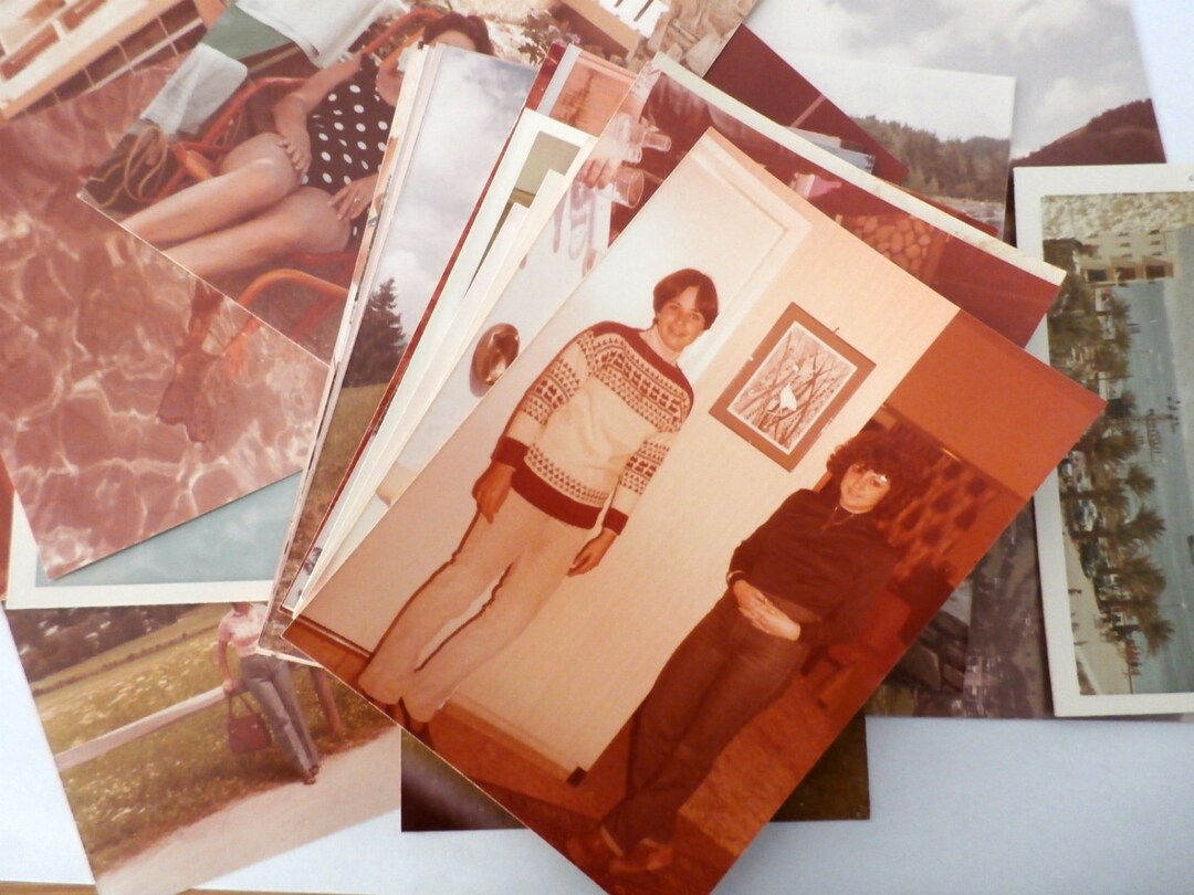 Old Family Photos, 30 Photo Lot, Random Vintage Photos, Color or Black ...