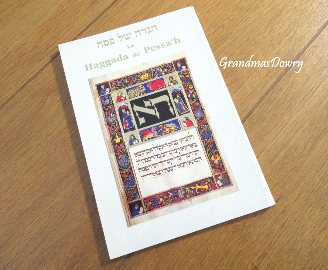 Passover Haggadah Booklet, Bilingual French Hebrew Haggadah, Seder Book ...