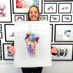 Rainbow Ostrich (10 Different Sizes to Choose From, All FREE SHIPPING ...