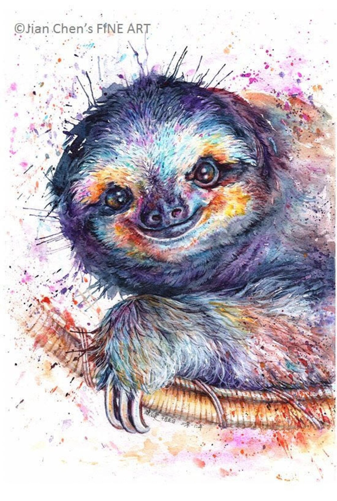 Sloth 10 Different Sizes to Choose From All FREE SHIPPING in | Etsy UK