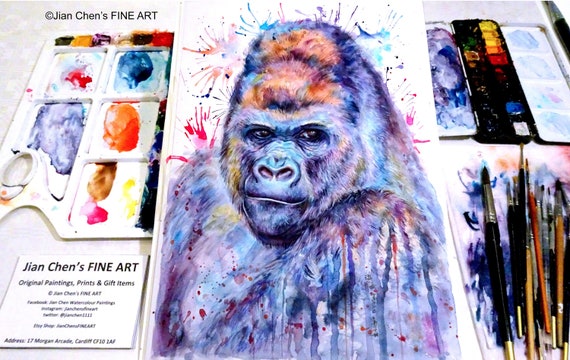 Silverback Gorilla 10 Different Sizes to Choose From All - Etsy UK