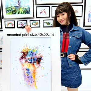 Rainbow Ostrich (10 Different Sizes to Choose From, All FREE SHIPPING ...