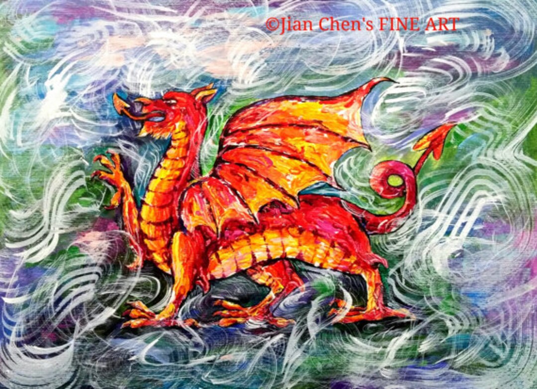 Welsh Dragon 10 Different Sizes to Choose From, All FREE SHIPPING in UK ...