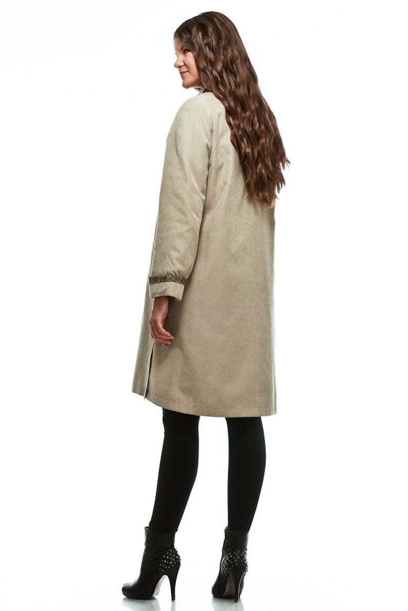 Womens Waterproof Coat With Fully Detachable Wool Underlining / Womens ...