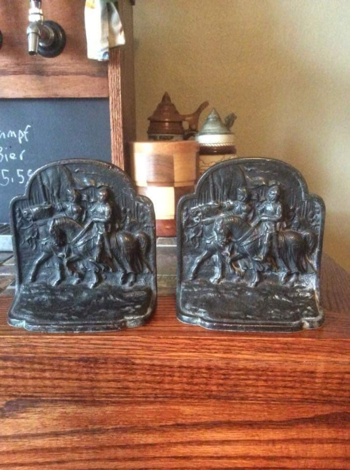 Antique Hubley Bronze Bookends / Stamped 246 - Etsy Canada