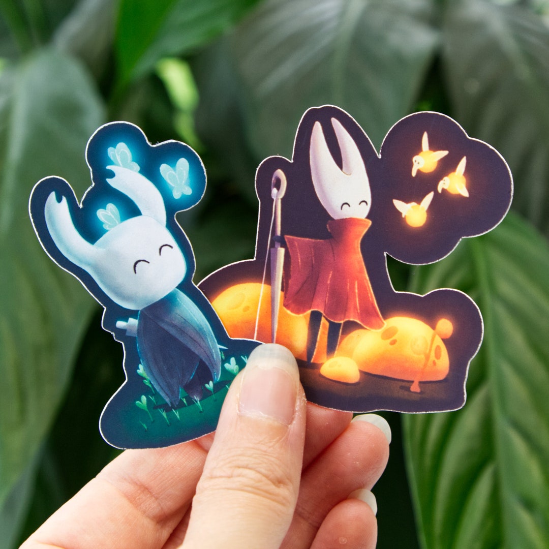 Hollow Knight Stickers Hornet and the Knight Ghost Vinyl Sticker Set ...