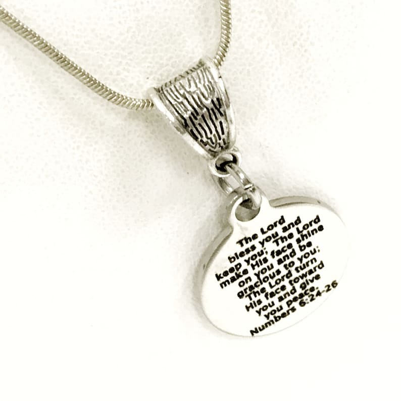 Christian Jewelry the Lord Bless You and Keep You Necklace - Etsy