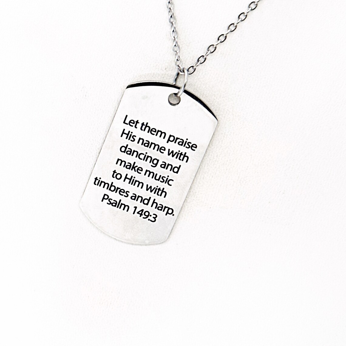 Let Them Praise His Name With With Dancing Necklace, Psalm 149 3, Make ...